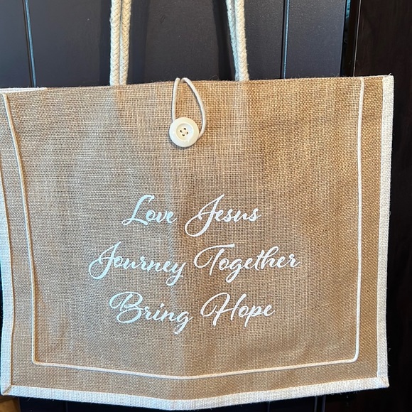 Love Jesus Journey Together | Bags | Canvas Tote Bag | Poshmark